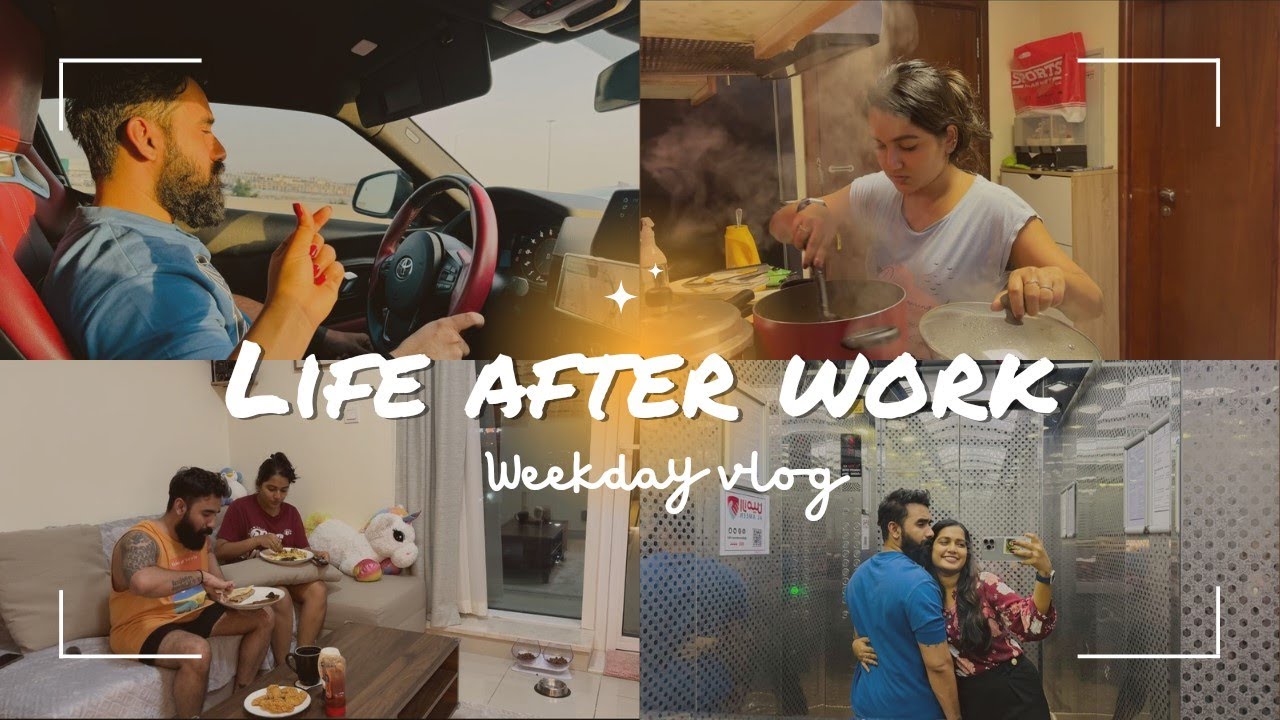 Evening Routine After Work l Day in life after 8-6 work in Dubai - YouTube