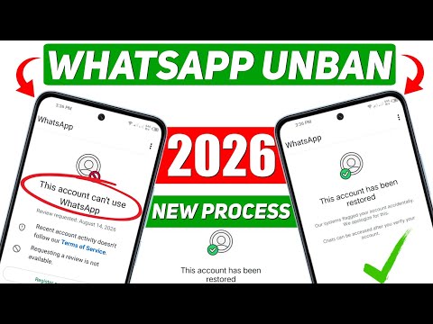 Whatsapp Ban Problem New 2026 ✅(100% Working)| This account can't use Whatsapp New 2026