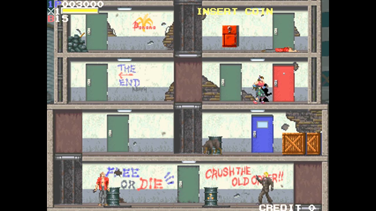 Elevator Action II (Ver 2.2A 1995/02/20) [MAME] [shortplay] - YouTube