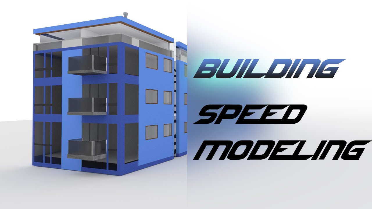 Building - speed modeling (Blender Cycles) - YouTube