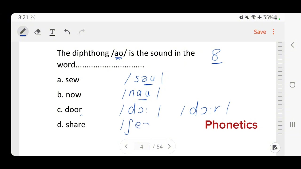 حل أسئلة صوتيات Phonetics - YouTube