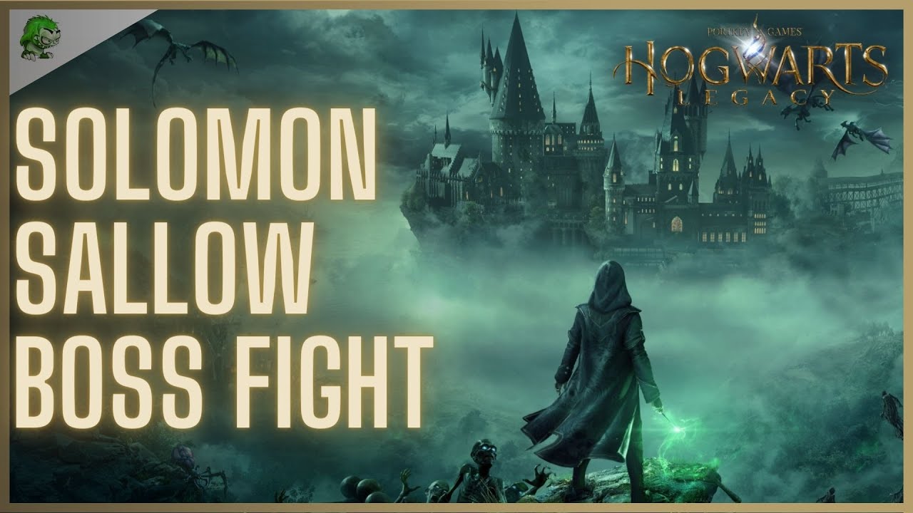 Hogwarts Legacy Solomon Sallow Boss Fight - YouTube