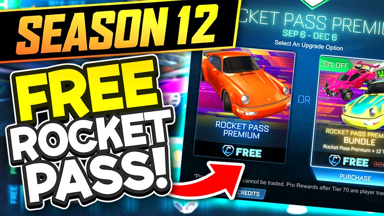 SEASON 12 Rocket Pass For FREE! Rocket League - YouTube