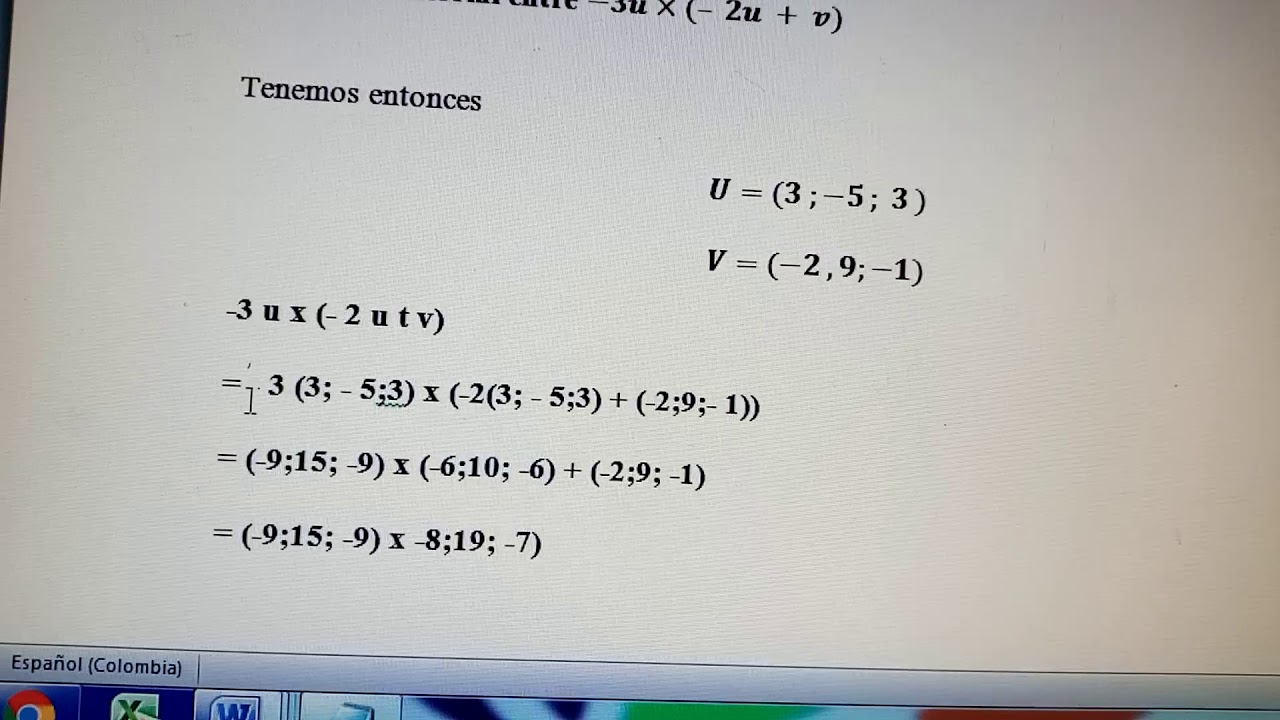 Ejercicio 2: Resolución de problemas básicos sobre vectores en R2 y R3 ...