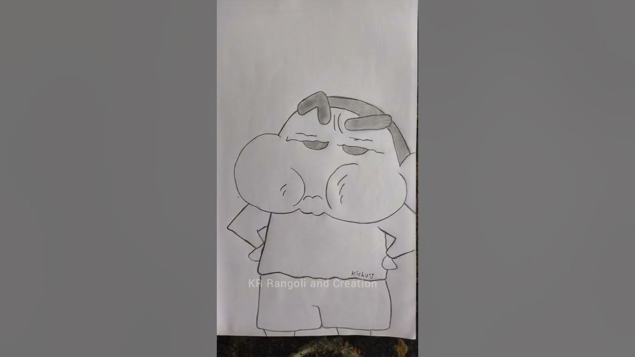 Shinchan Drawing🔥 | My pencil art | Shinchan Cute Expression Drawing🥰 ...