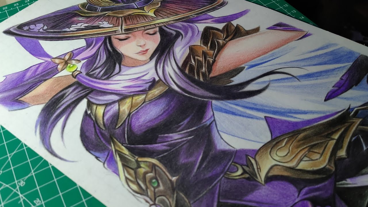 SPEED DRAWING FANNY SKYLARK [MOBILE LEGENDS] - YouTube