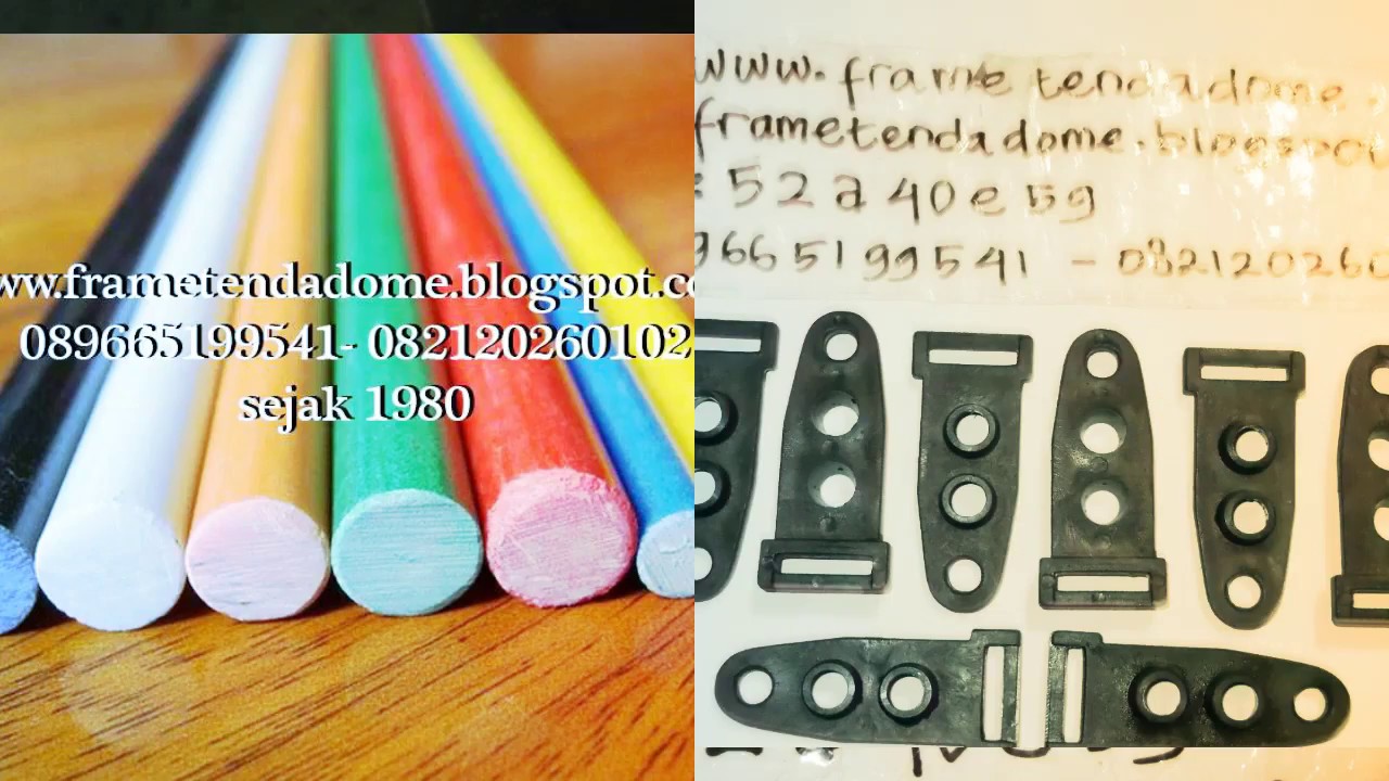 Frame Tenda Fiberglass Bandung - YouTube
