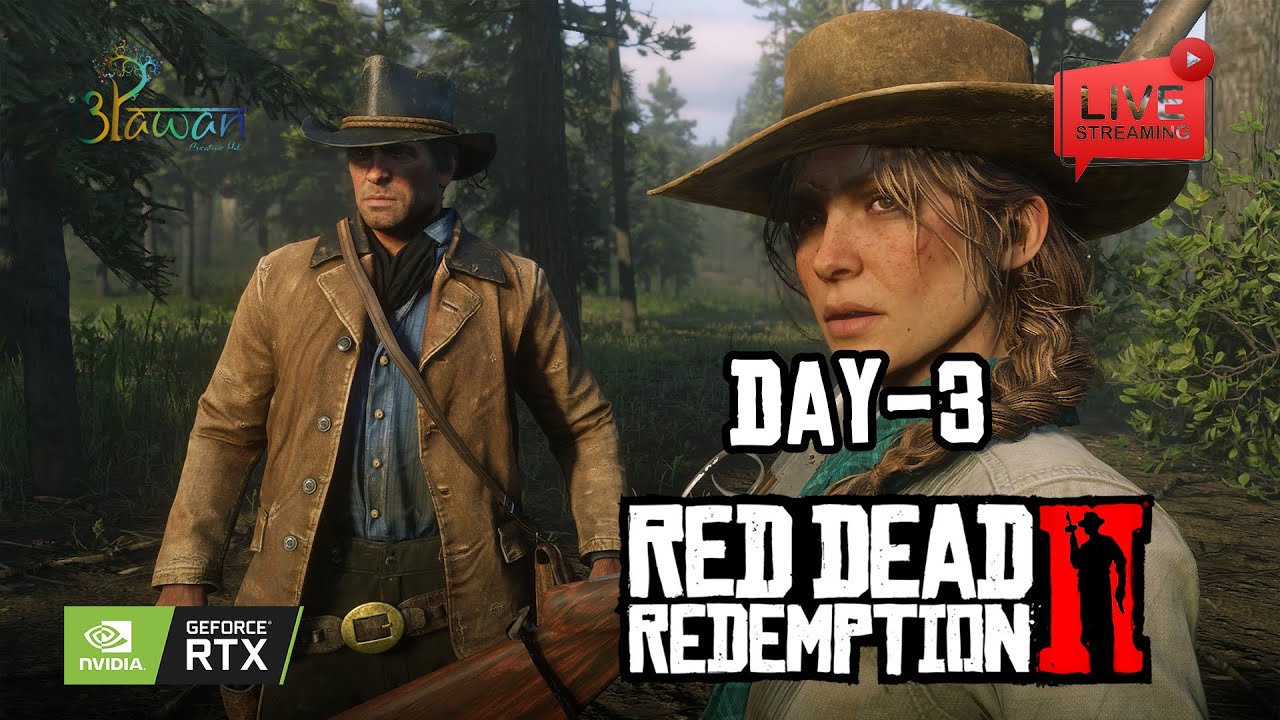 Red Dead Redemption 2 Game Play | Live Stream Day-3 | Part-1 - YouTube