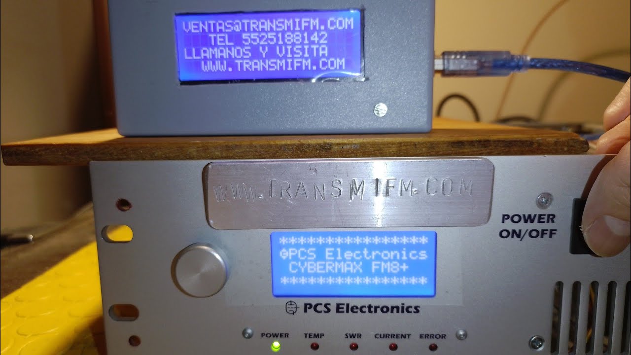 PCS Electronics transmisor FM diagnóstico en laboratorio - YouTube