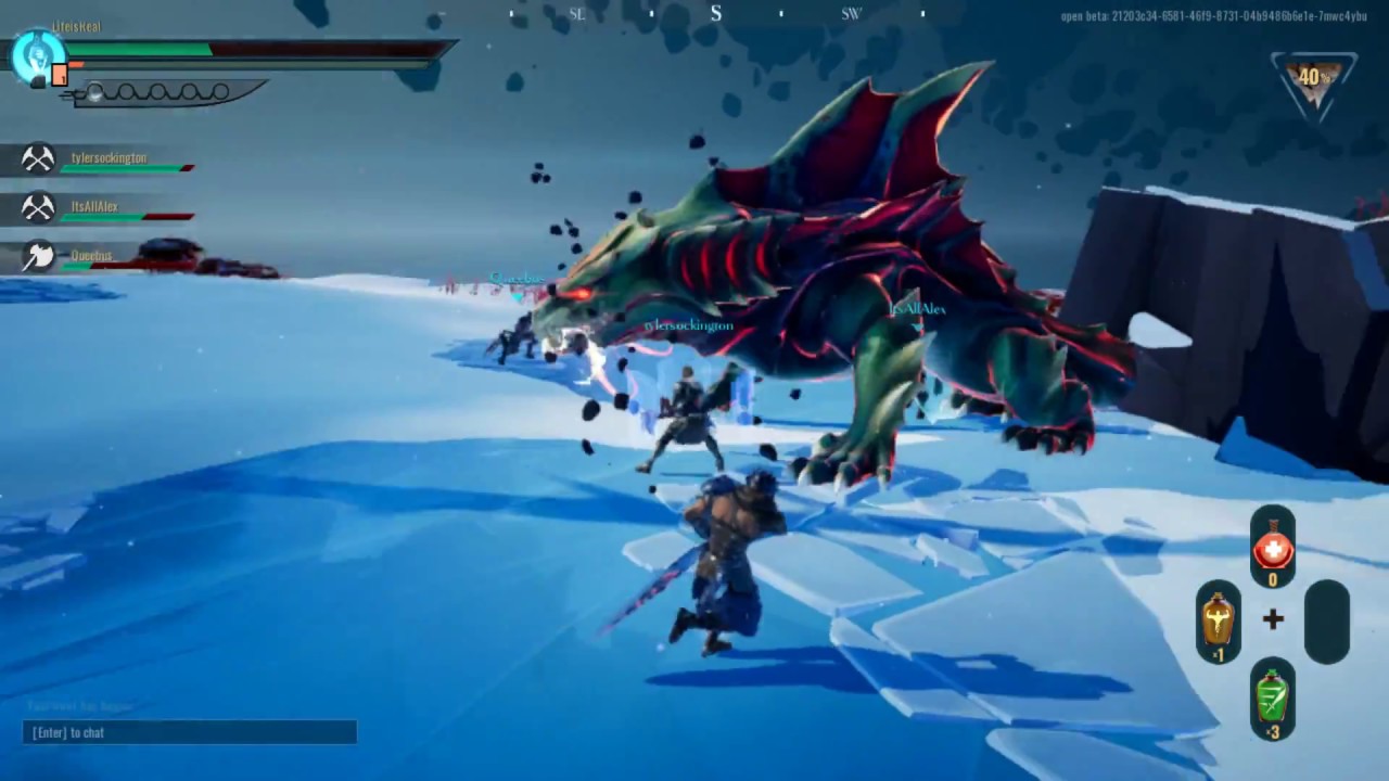 Drask Boss Fight (Dauntless) Full Party Final 10 minutes RAW - YouTube