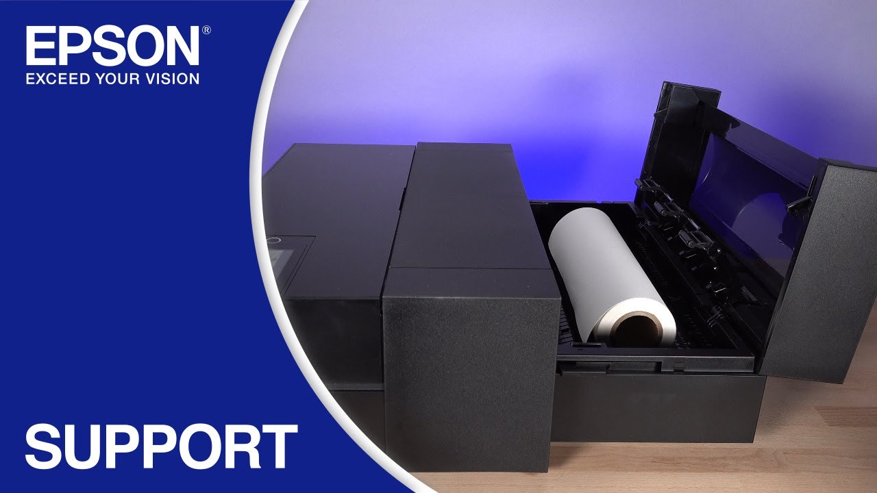 Epson SureColor P900 | Loading Roll Paper - YouTube