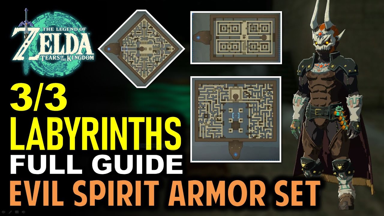 All Lomei Labyrinths Full Guide - Evil Spirit Armor Set Location ...