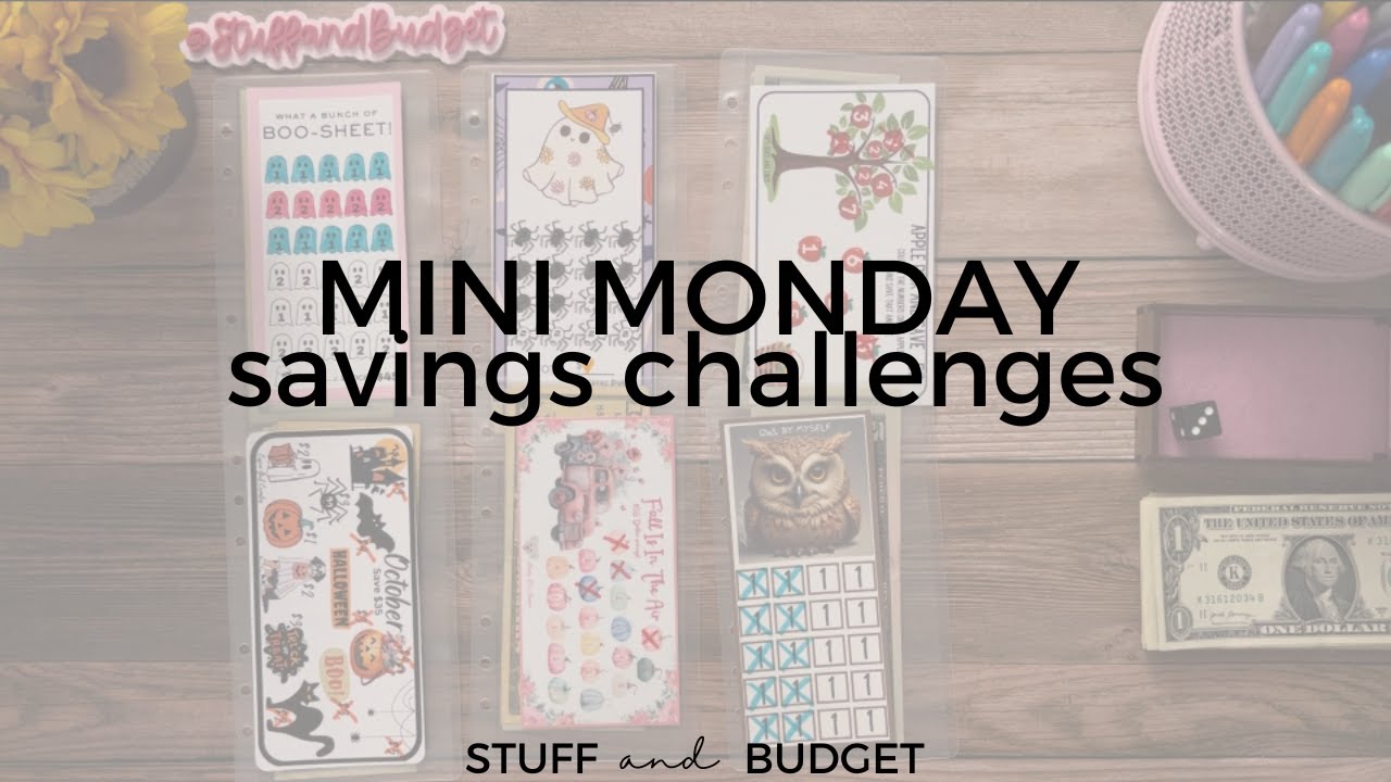 Mini Monday Savings Challenges - YouTube