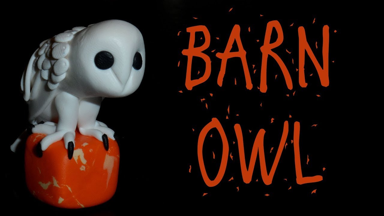 POLYMER CLAY OWL (BARN OWL) – TUTORIAL - YouTube