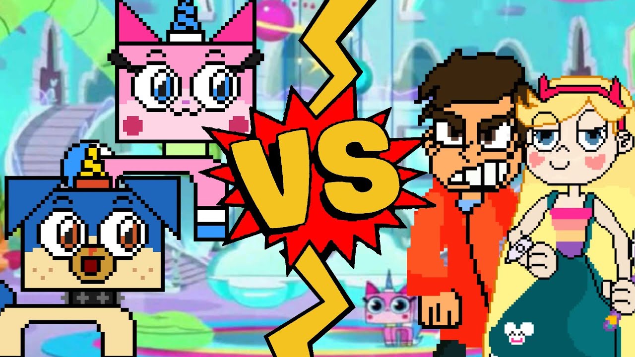 M.U.G.E.N Battles | Unikitty/Puppycorn vs Star Butterfly/Marco Diaz ...
