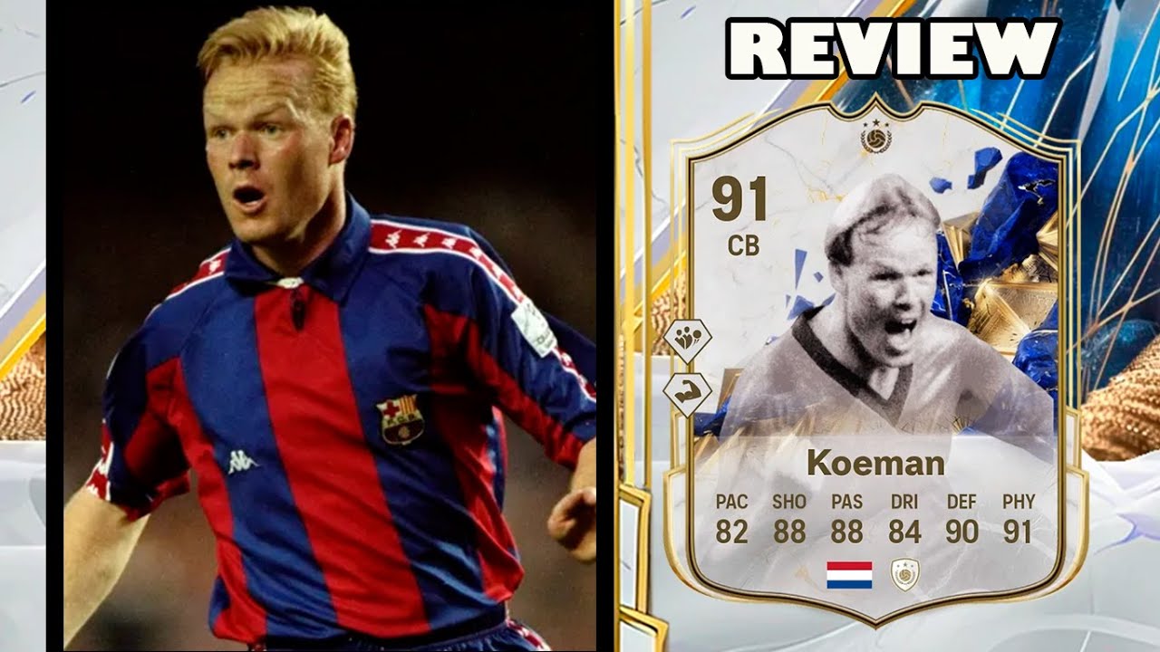 EL ICONO TOTY QUE MÁS SALDRÁ | KOEMAN ICONO TOTY 91 FC 25 REVIEW ...