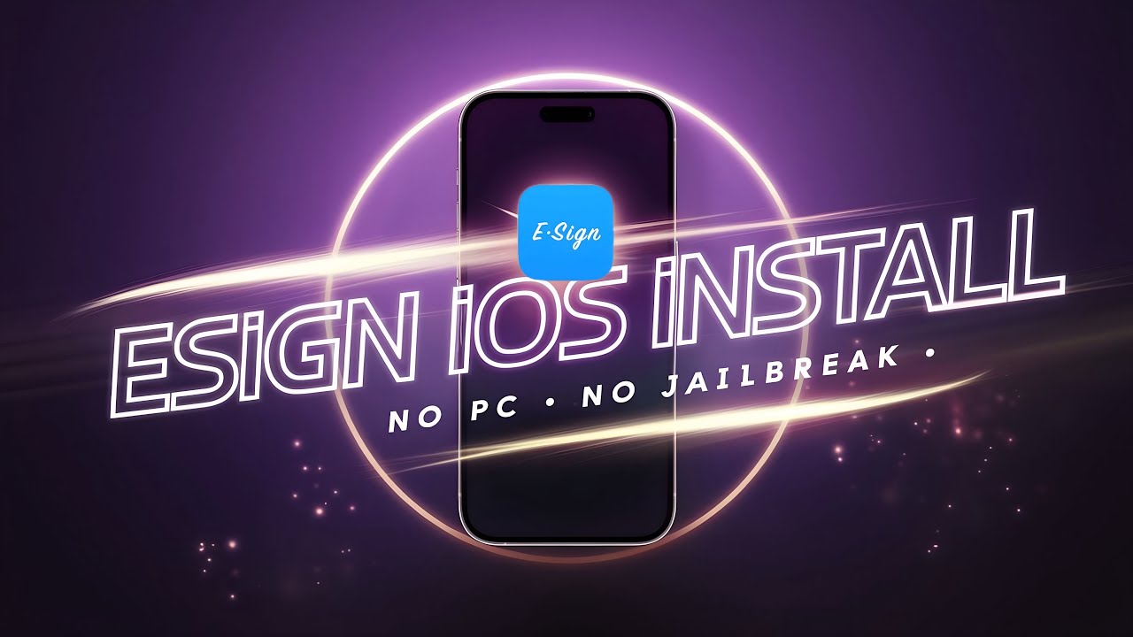 Latest Esign iOS method | Install iPA Files on iPhone & iPad without PC ...
