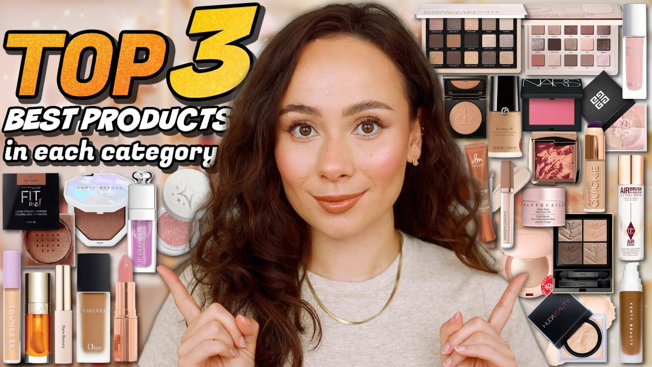 TOP 3 FAVORITES IN EVERY MAKEUP CATEGORY 2024 - YouTube