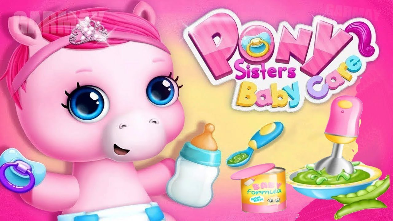 Pony Sisters Baby Horse Care. Babysitter Daycare Kids Game. Fun Dress ...