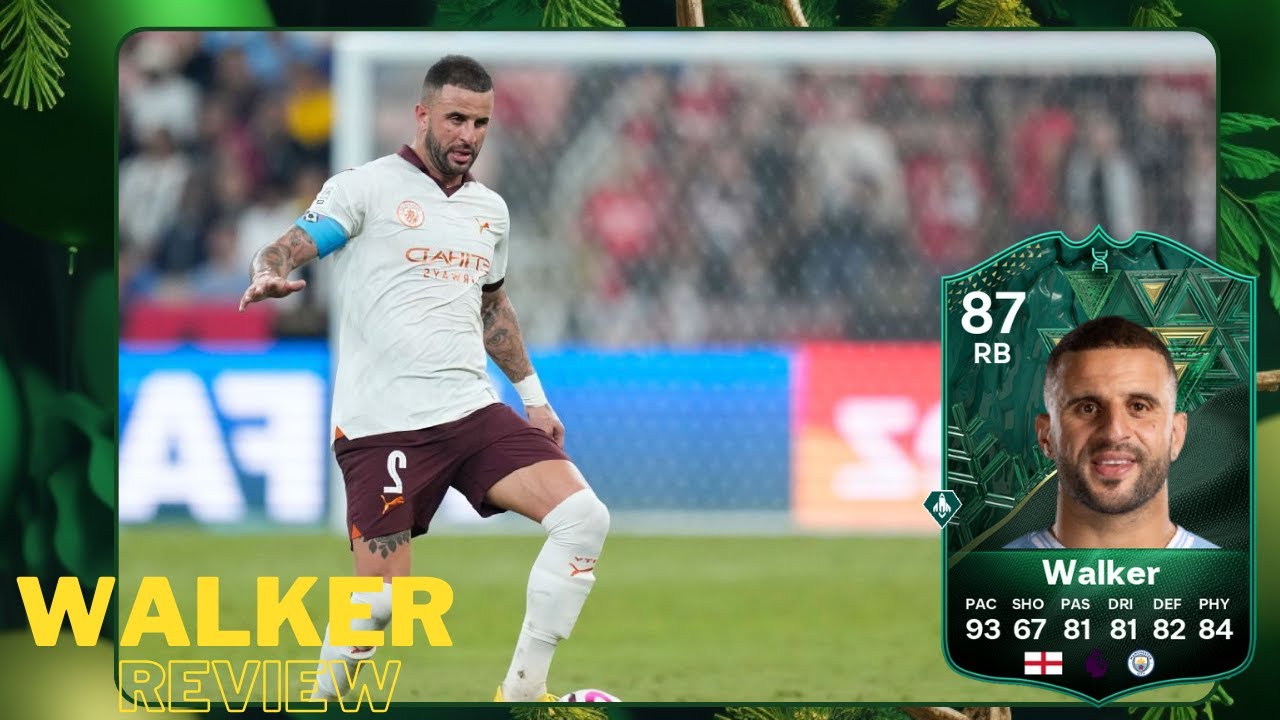 ¡EL MEJOR LATERAL DEL JUEGO CUESTA 95K! Kyle Walker 87 Keeping Balance ...
