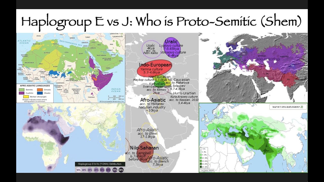 Haplogroup E vs J: Who is Proto-Semitic (Shem) - YouTube