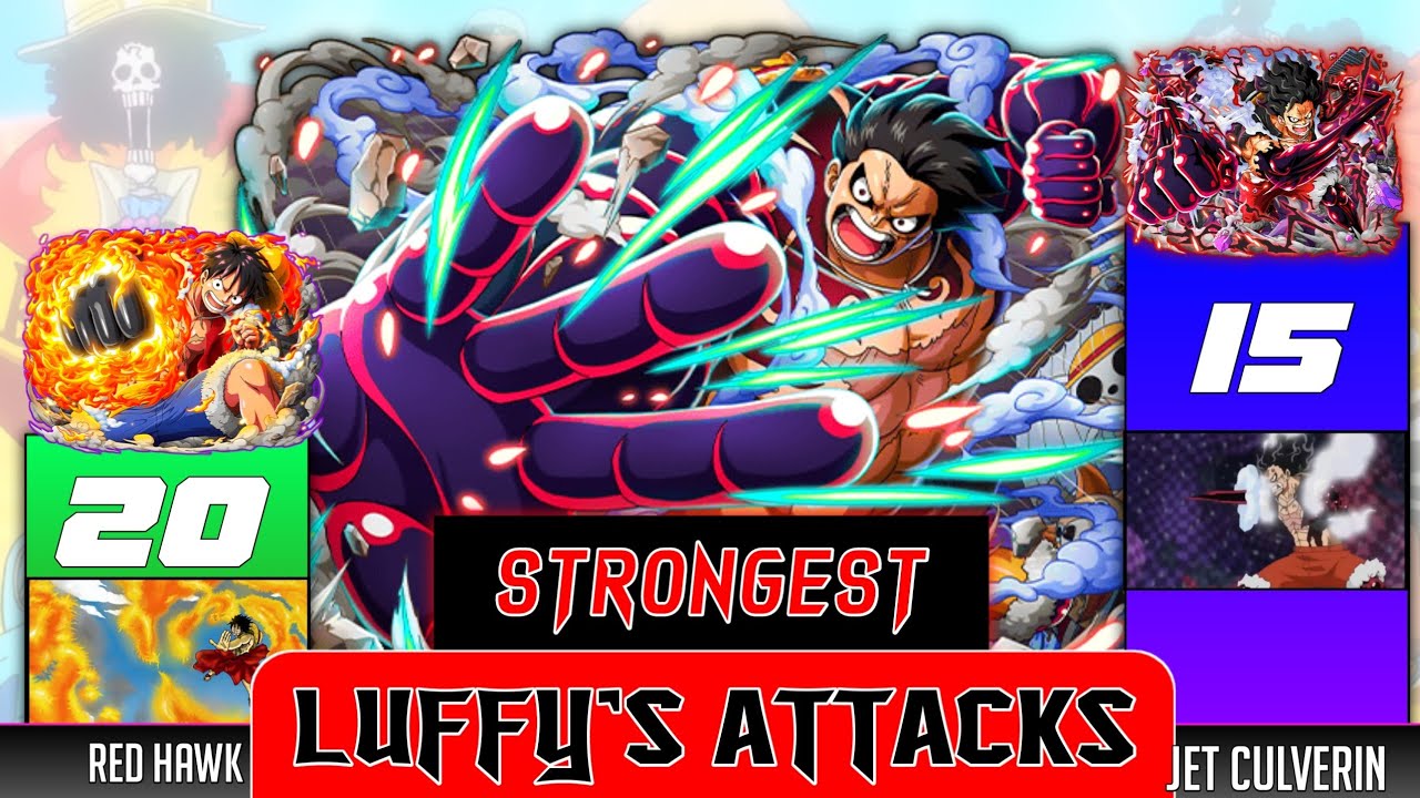 Top 30 strongest Luffy's attacks in one piece - SP Senpai 🔥 - YouTube