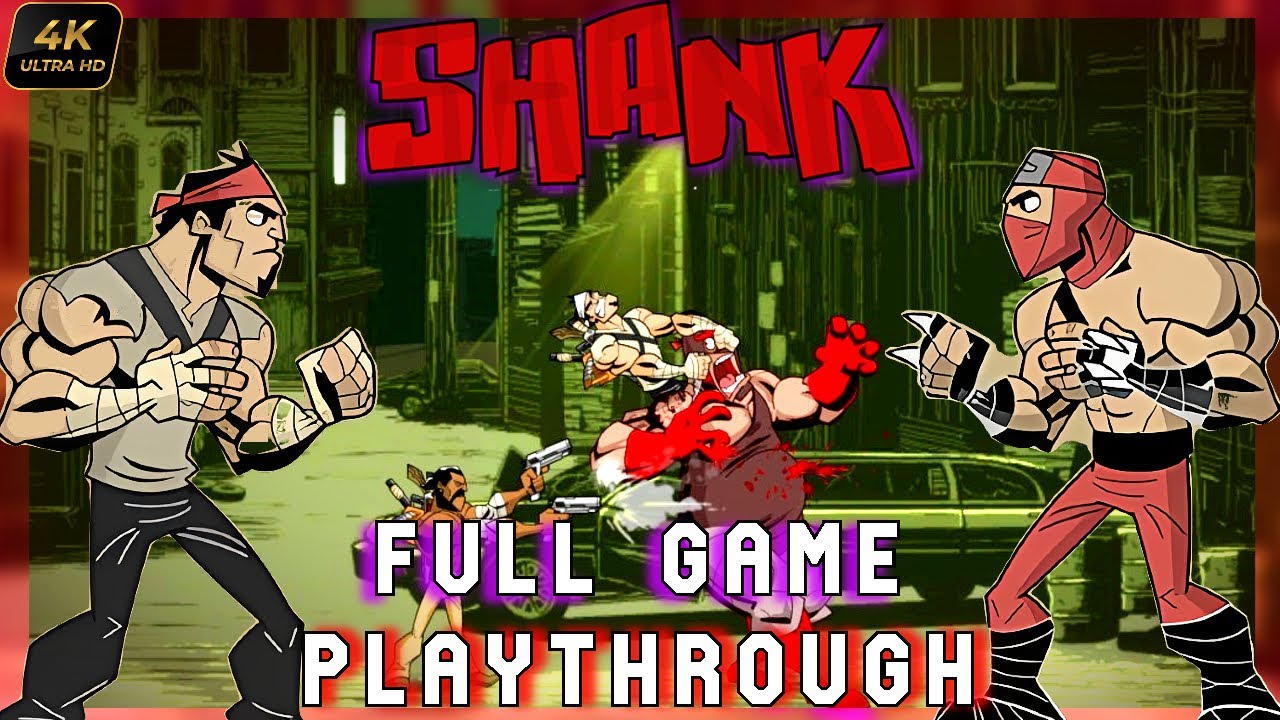 Shank Co-Op Full Gameplay Playthrough 2025 - Shank 2 Player Full Game ...