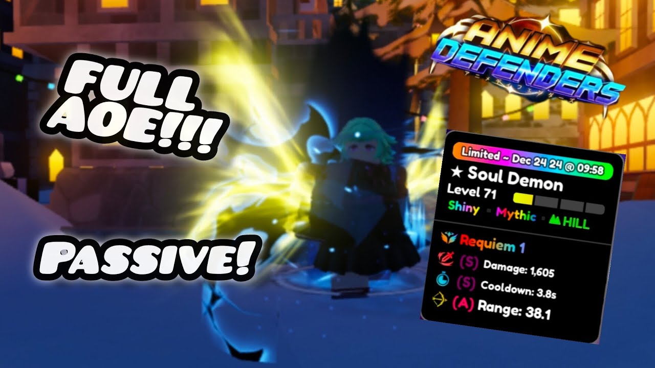 NEW *SHINY* Soul Demon is INSANELY GOOD In Anime Defenders! - YouTube