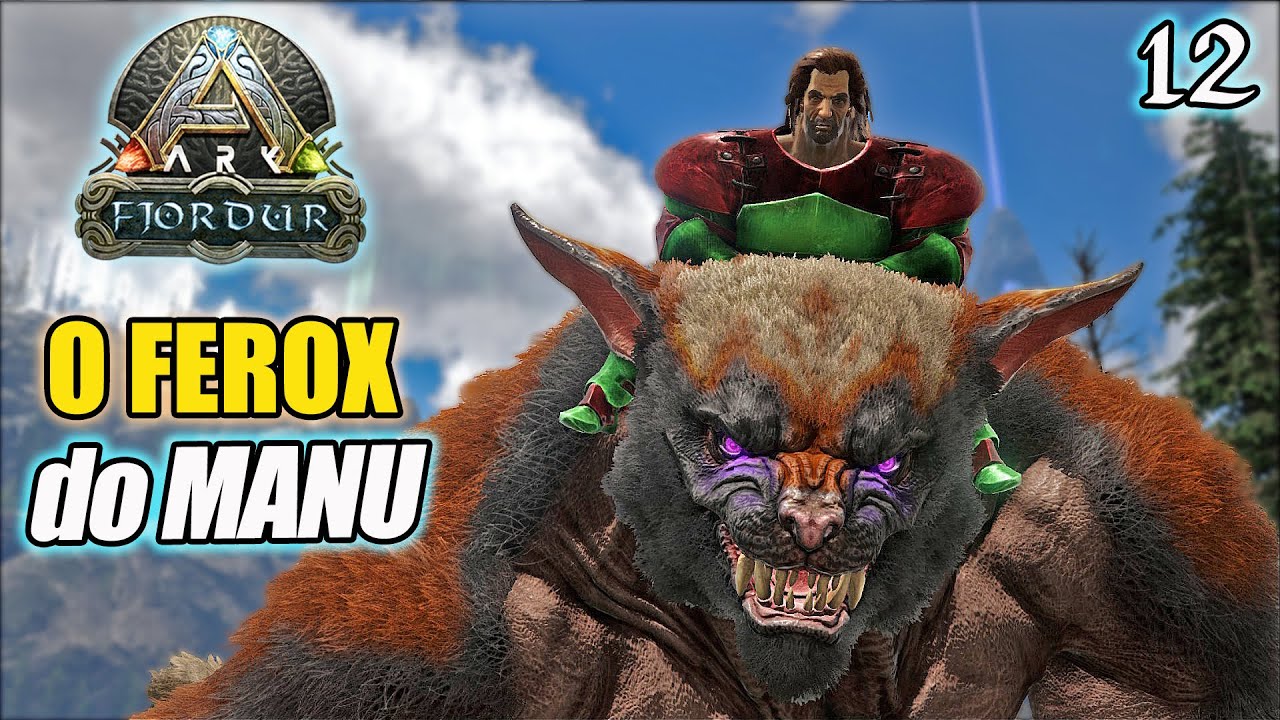 ARK FJORDUR #12 - O MANU FOI SOZINHO PEGAR UM FEROX ! 😂 - YouTube