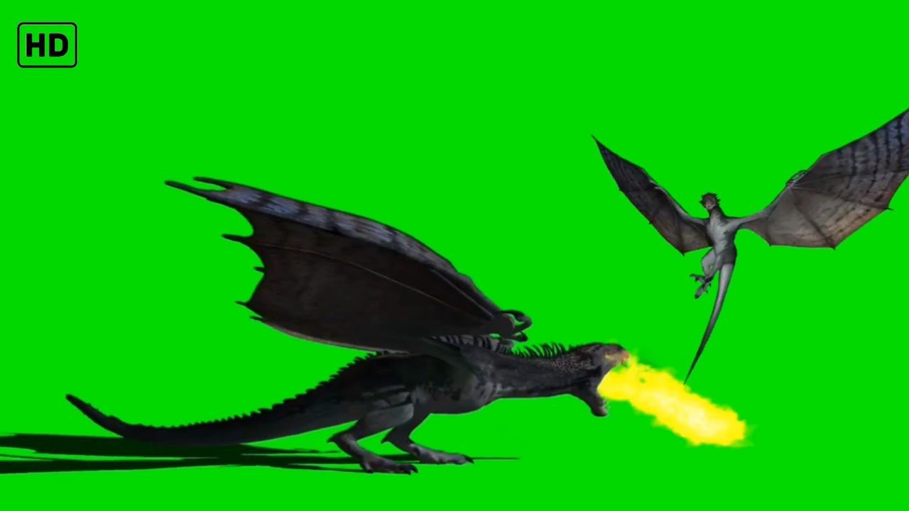 Drogon green screen video hd No copyright free use || green screen ...