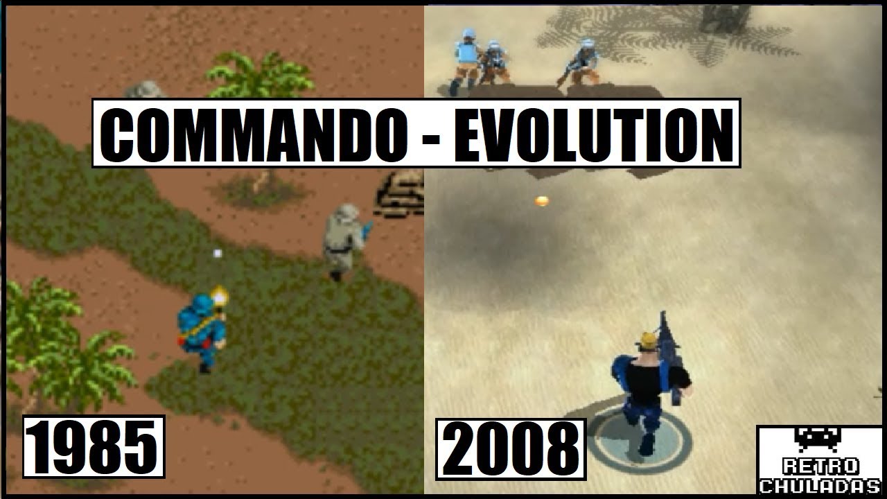Commando 💥 Videogame Evolution (1985 - 2008) ⏲️ Commando | Evolucion ...