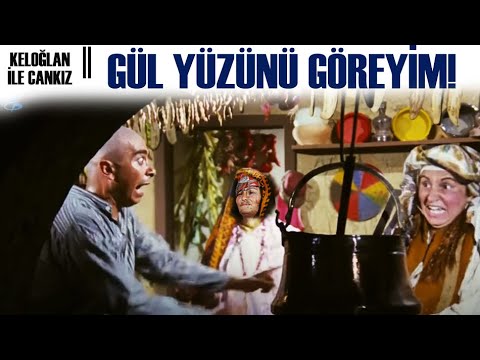 Keloğlan ile Cankız Türk Filmi | Keloğlan Ağanın Kızını Görünce Hayal Kırıklığına Uğruyor!