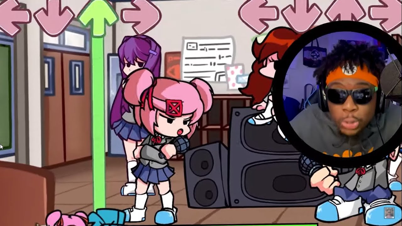 Mikeeey reacting to catchy songs in fnf compilation - YouTube