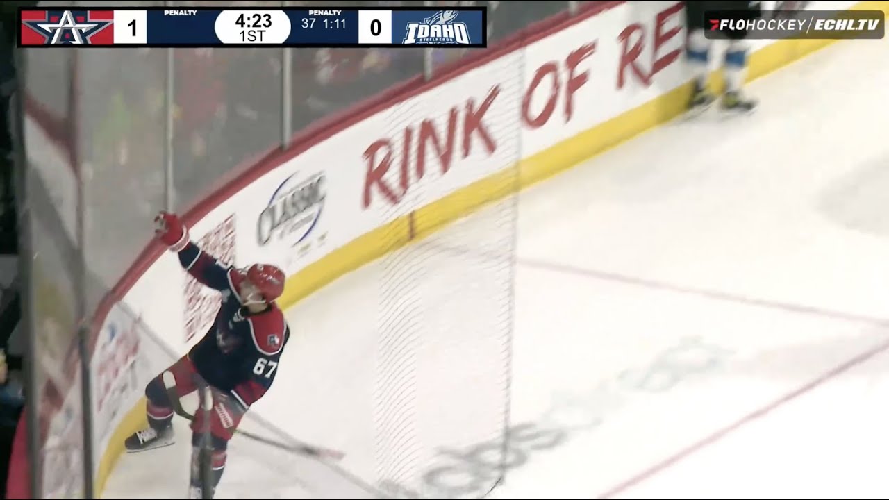 Hank Crone Hits The 40 Goal Mark For The Allen Americans With An ...