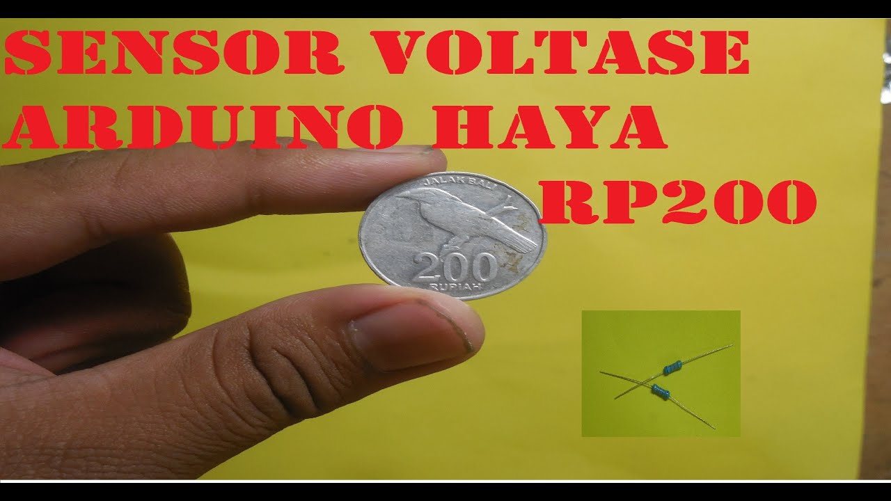 DIY SENSOR VOLTASE tegangan ARDUINO - YouTube