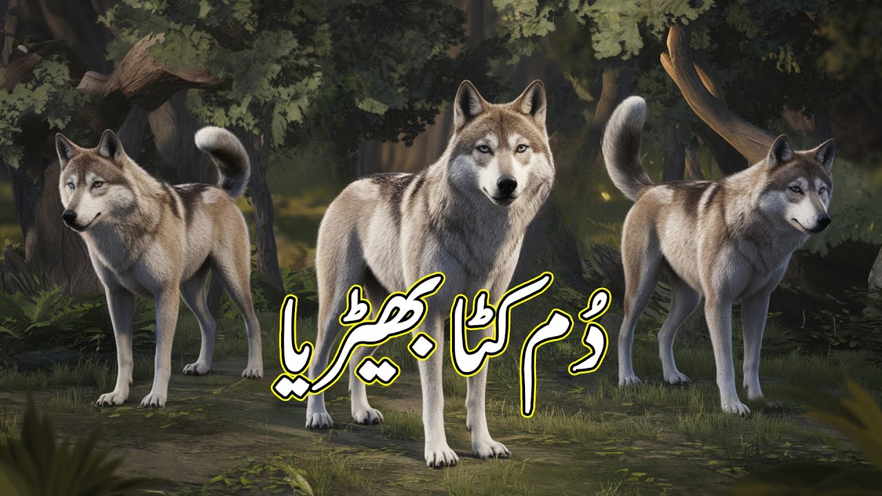 Tail Cut Off Wolf | Dum Kata Bheriya | Amazing Urdu Kahaniyan - YouTube