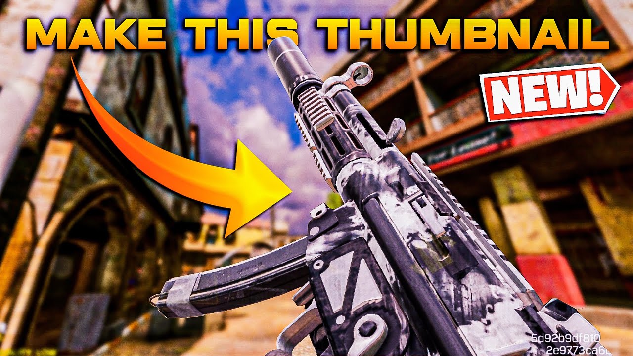 HOW TO MAKE NEW CALL OF DUTY MOBILE THUMBNAIL ON ANDROID // COD MOBILE ...