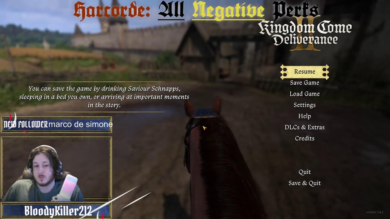 🎨 KCD2 Hardcore | All Negative Perks | Scoundrel Henry’s Return to ...