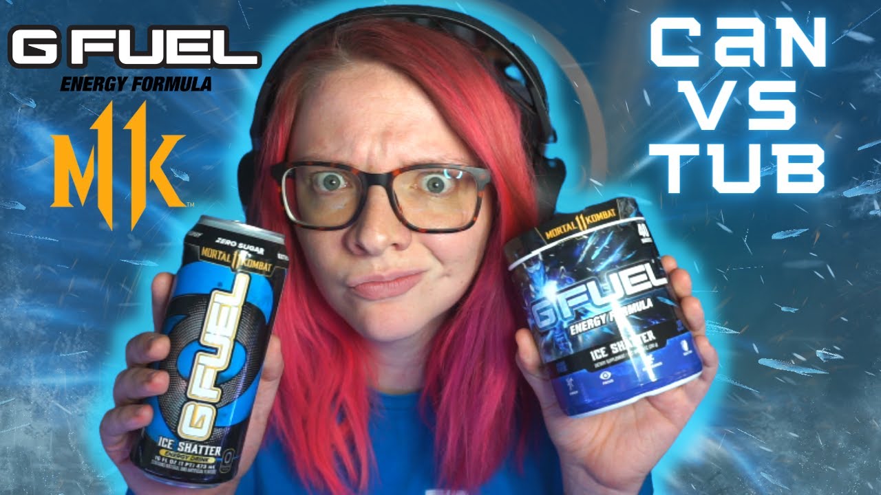 NEW Mortal Kombat Ice Shatter G FUEL Can Review vs Ice Shatter Tub ...