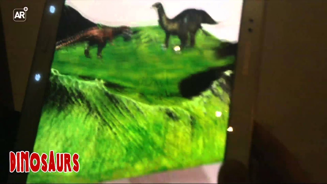 Dinosaurs 3D - Augmented Reality Card - YouTube