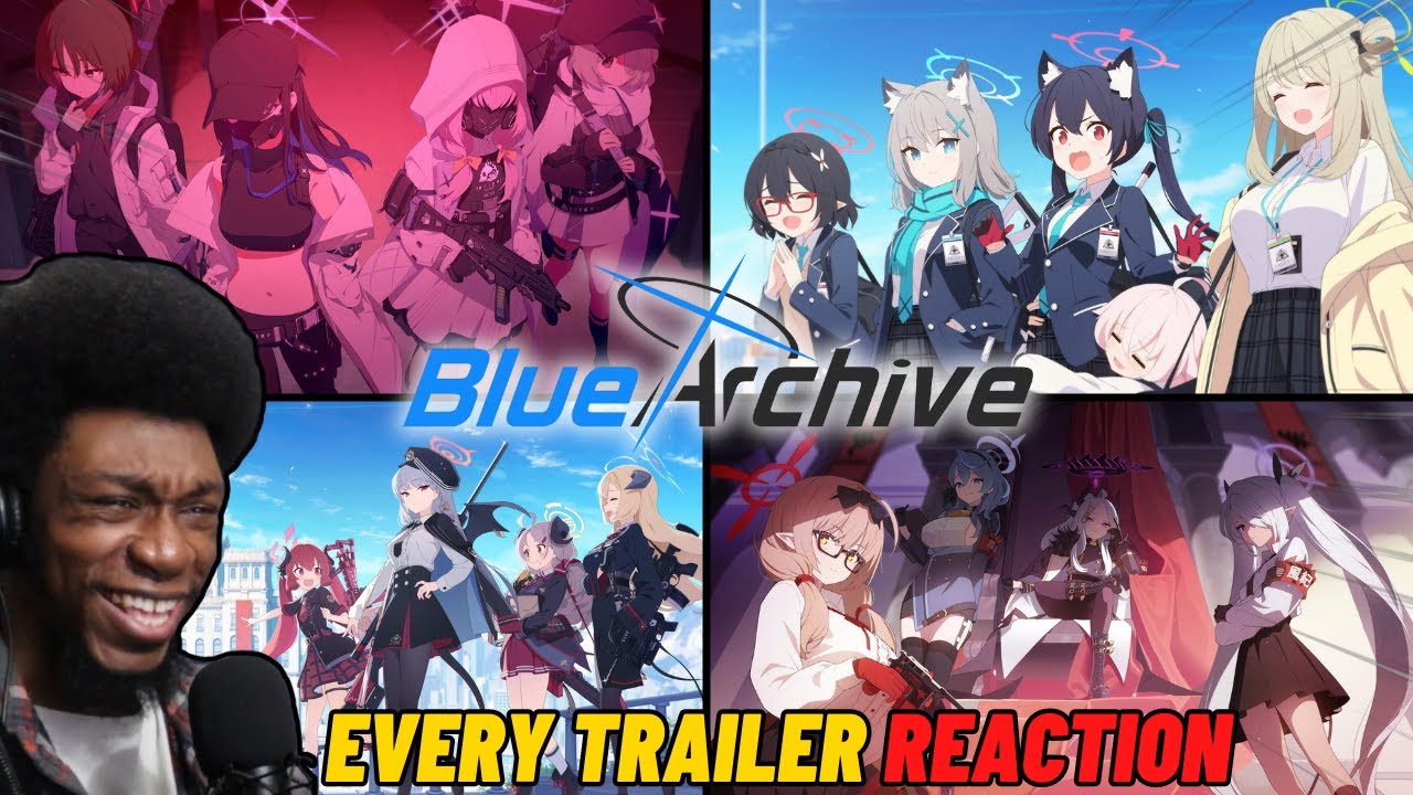 EVERY Blue Archive Animation Trailers and PVs REACTION Part 1 - YouTube