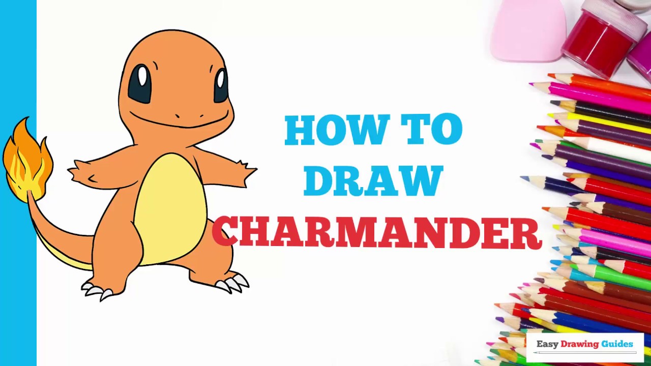 How To Draw Charmander Easy Cute