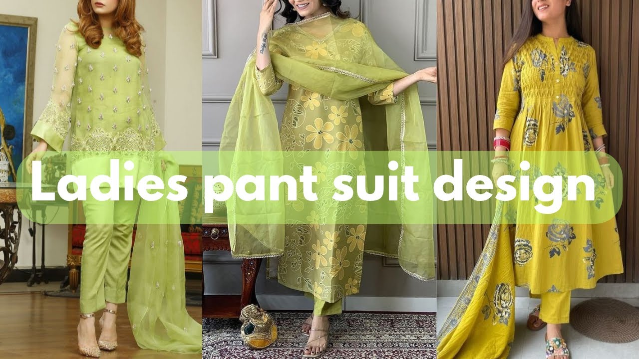 💯 Ladies Pant Suit Designs/Plazo Pant Ki Design/Suit Designs New - YouTube