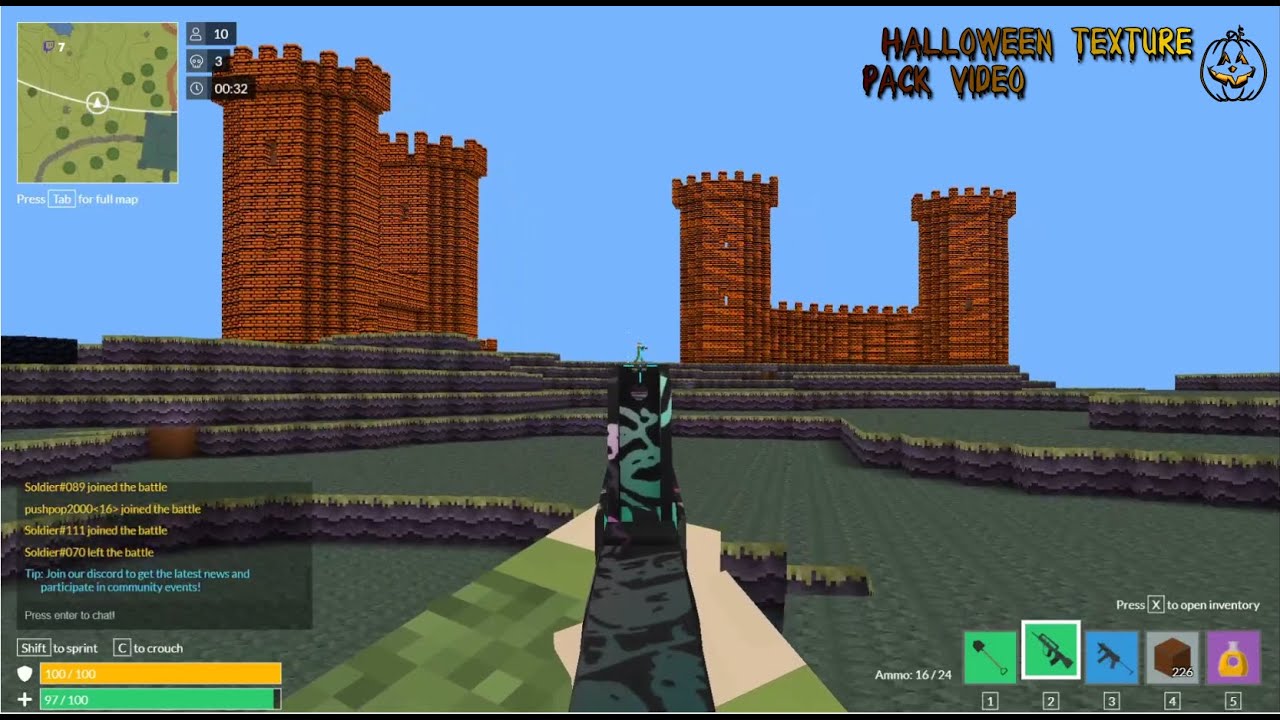 voxiom new halloween texture pack - YouTube