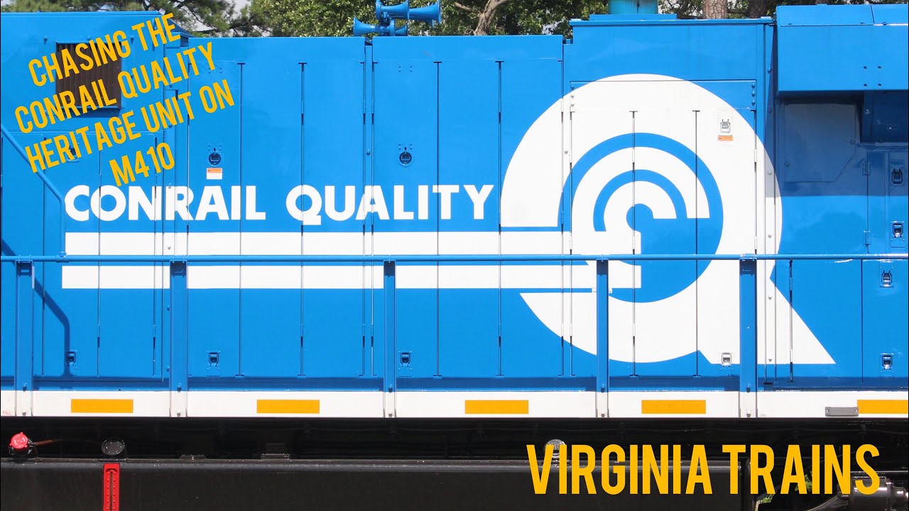 Virginia Trains - Chasing the Conrail Quality heritage unit on M410 ...