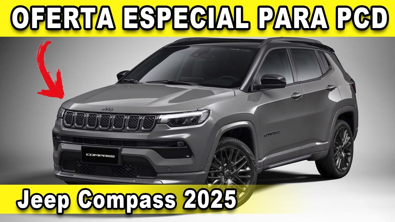 🚨JEEP COMPASS SPORT 2025 PARA PCD SAI COM UM DESCONTO DE R$ 26 MIL ...