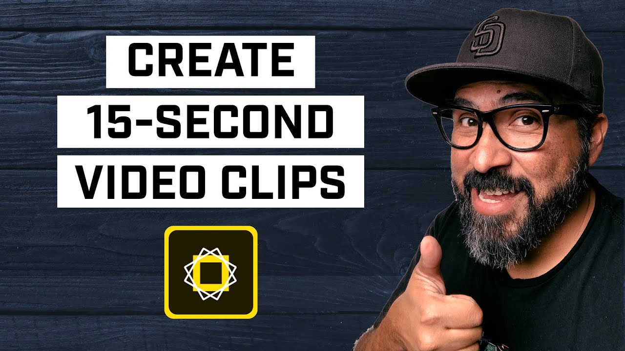 How to Create 15-Second Video Clips in Adobe Spark Post - YouTube