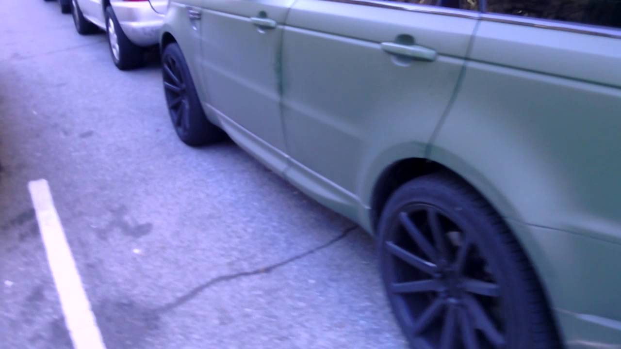 RANGE ROVER MATTE ARMY GREEN - YouTube