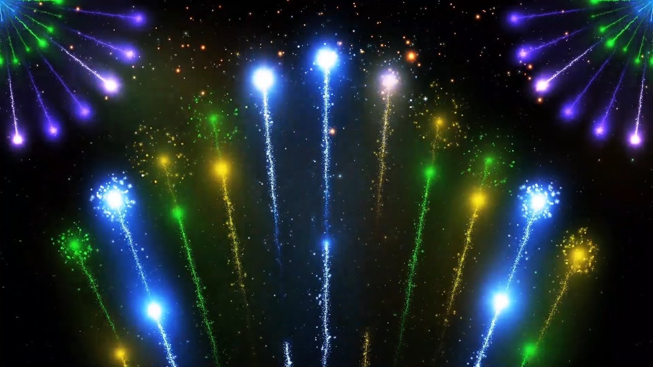 Colorful Fireworks - Free Motion Background - YouTube