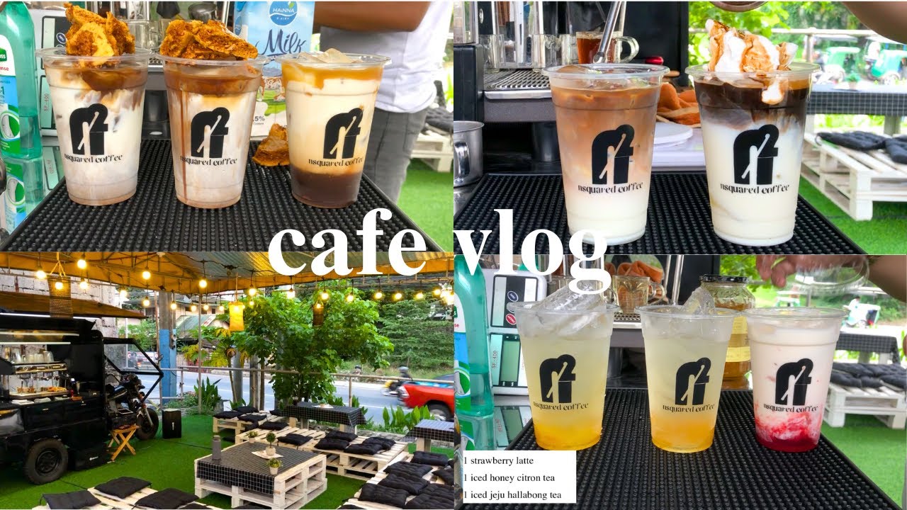 let's make drinks! our 2nd cafe vlog | cafe vlog ph | nsquared coffee - YouTube